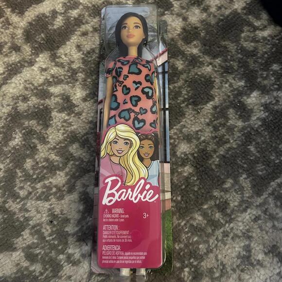 Mattel | Toys | Mattel Barbie Doll Brunette Wearing Pink Dress With ...